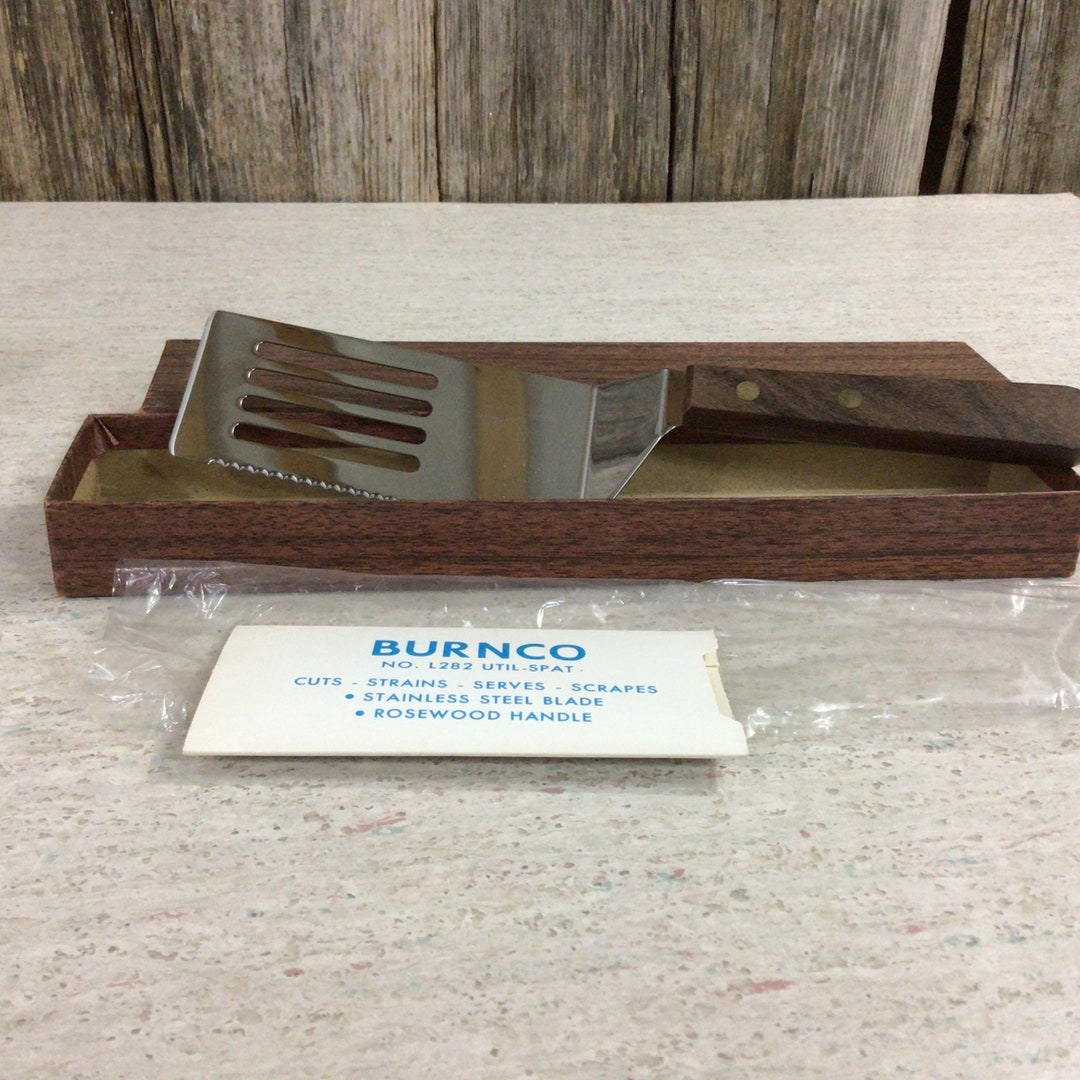 Mid Century Burnco Utility Spatula Rosewood Handle - Etsy