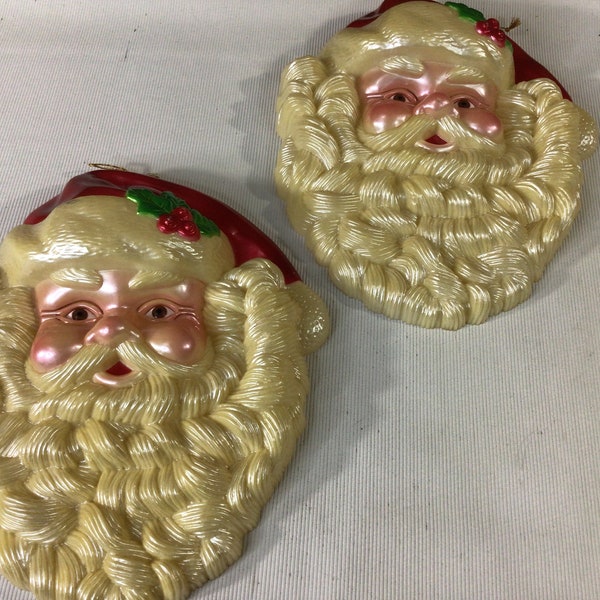 Plastic Santa Face - Etsy