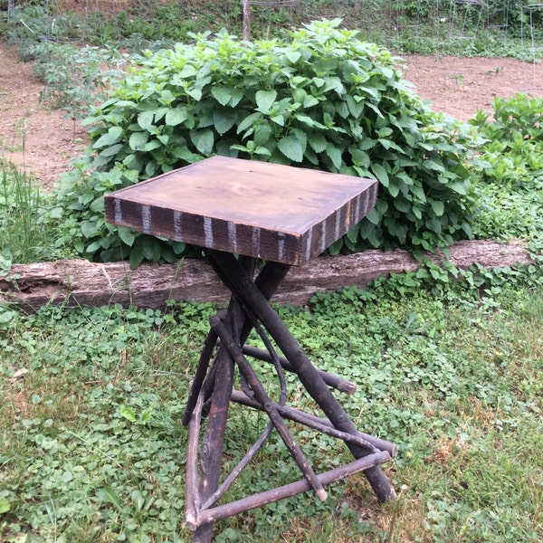 Folk Art Table - Etsy