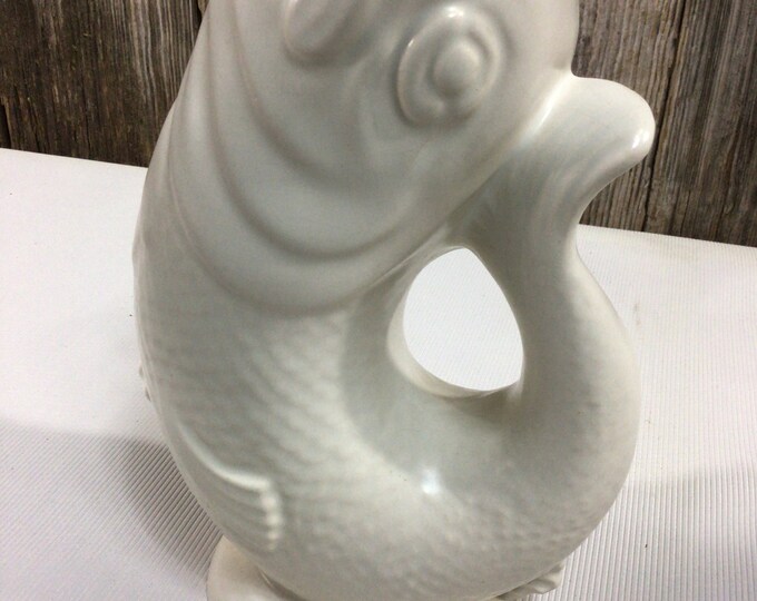 Vintage Devon Gurgling Cod Pitcher Dartmouth England - Etsy