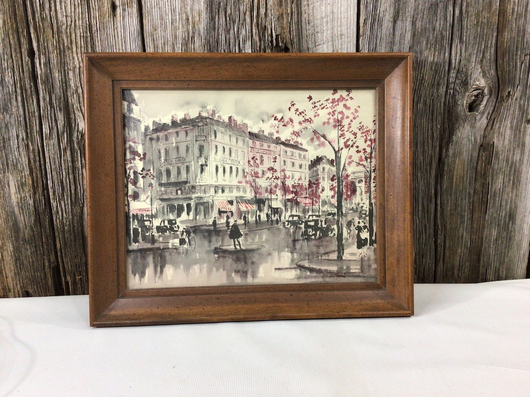 Mid Century City Scape Peter Watson Studio Framed Print - Etsy