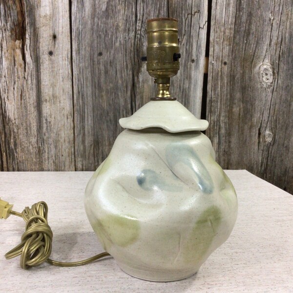 Pottery Lamp - Etsy