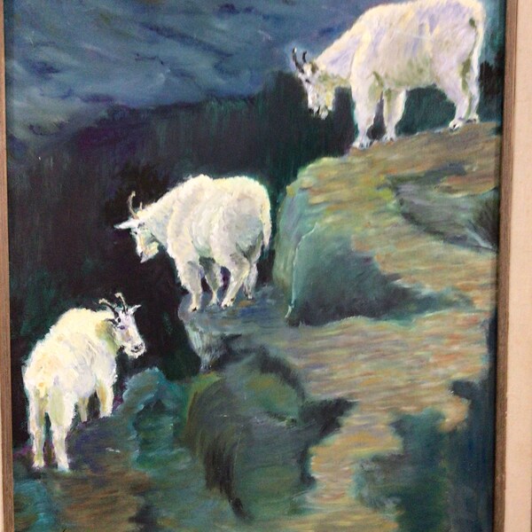 Goat Painting - Etsy