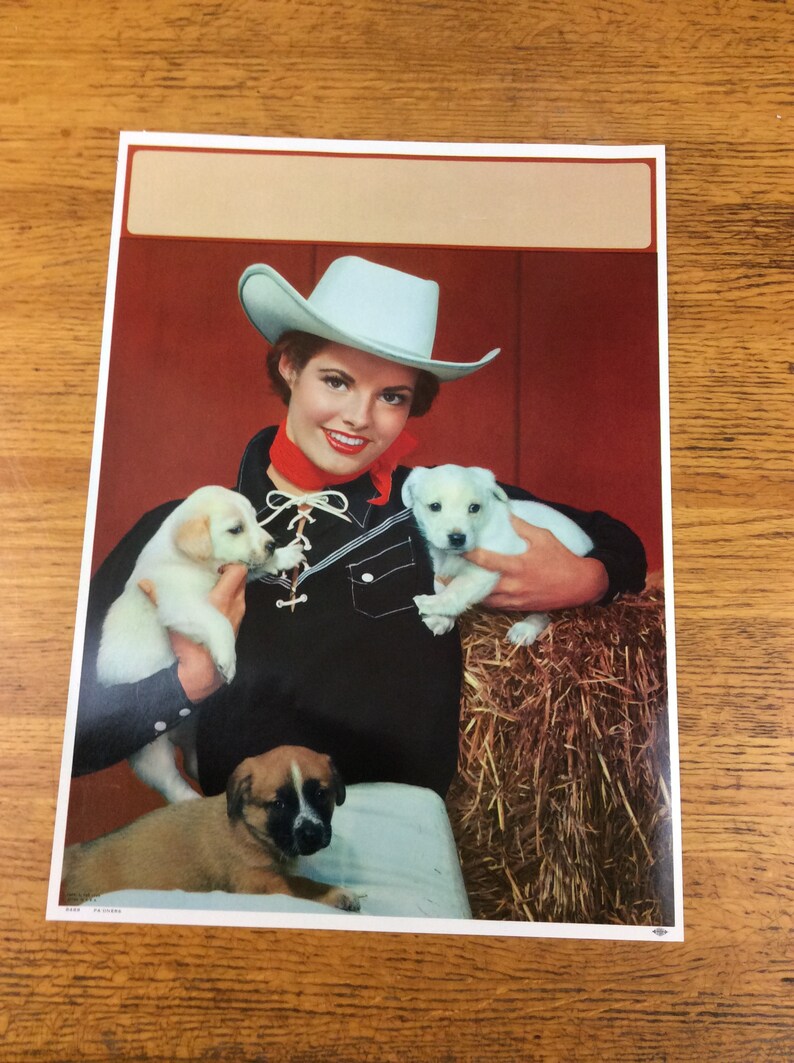 Lot of 7 Offset Lithographs 1950 Calendar Samples GVC - Etsy