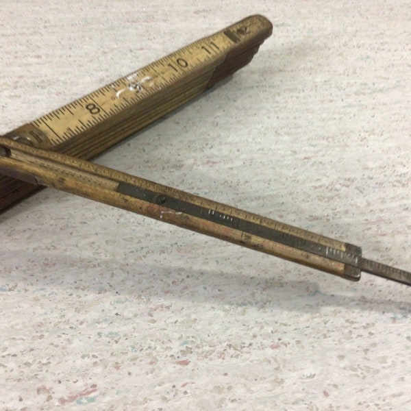 Folding Wood Ruler - Etsy