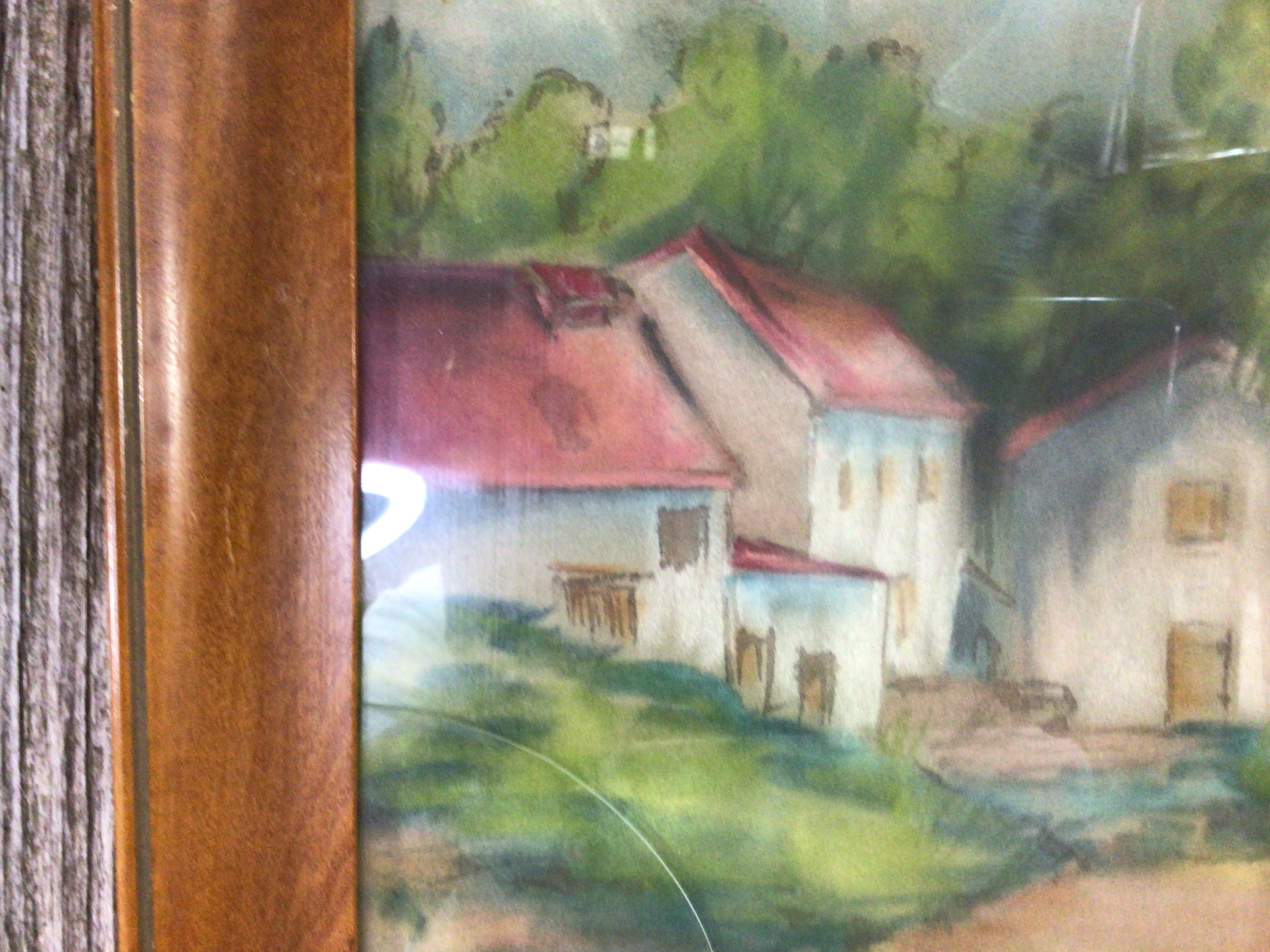 Vintage Original Edna Lewis Studios Framed Painting - Etsy Canada