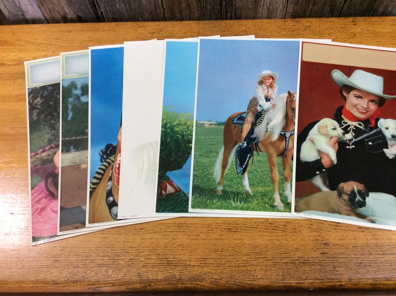 Lot of 7 Offset Lithographs 1950 Calendar Samples GVC - Etsy