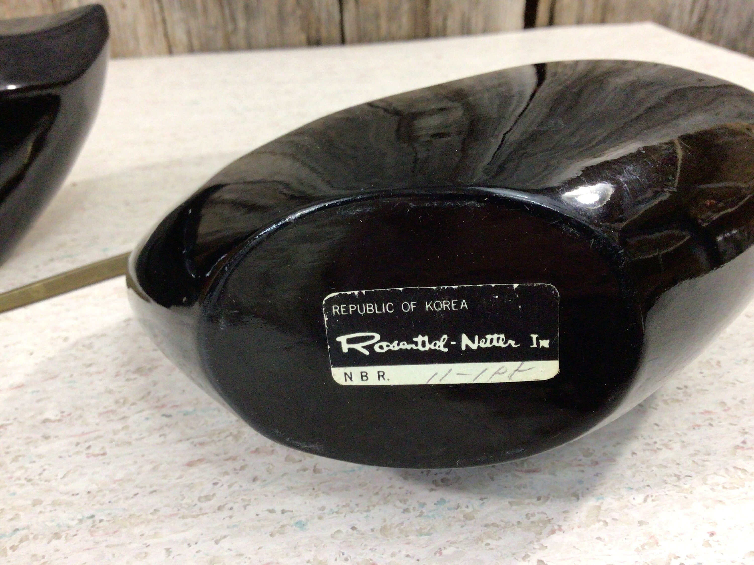 Mid Century Rosenthal and Netter Black Birds Brass Beaks - Etsy