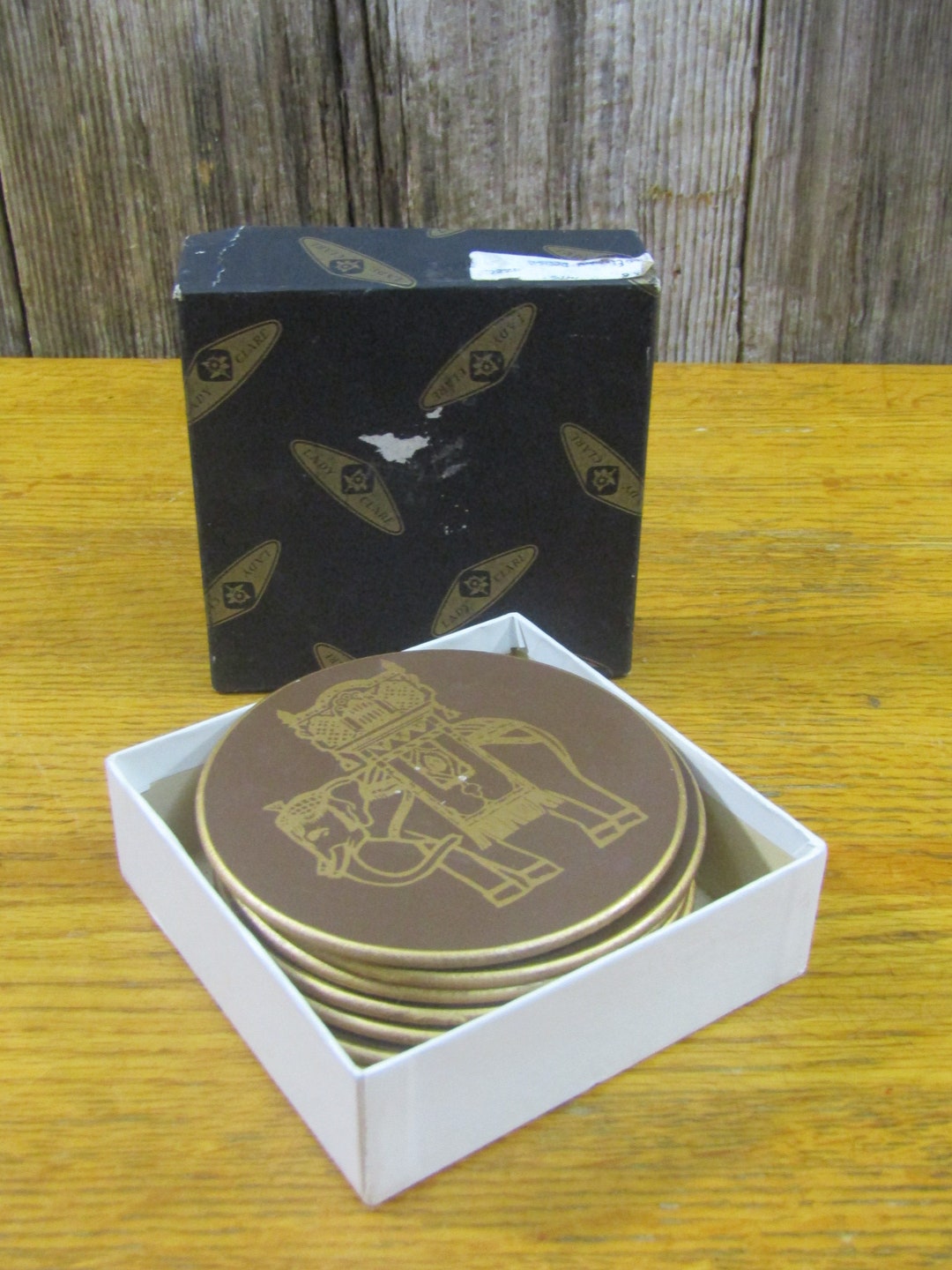 Vintage Lady Clare Coasters Designed by Thomas Goode & Co. ELEPHANTS - Etsy