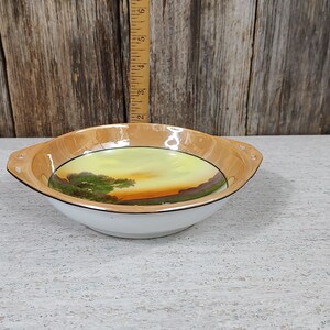 4 Vintage Noritake Lusterware Bowls With SWANS - Etsy