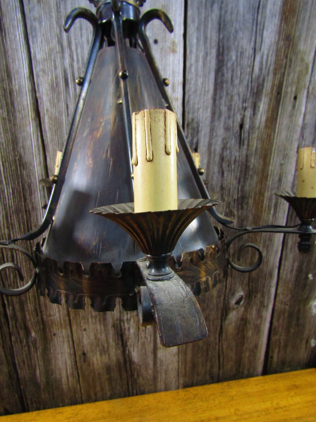 Vintage Castle Style 5 Light Ceiling Fixture - Etsy