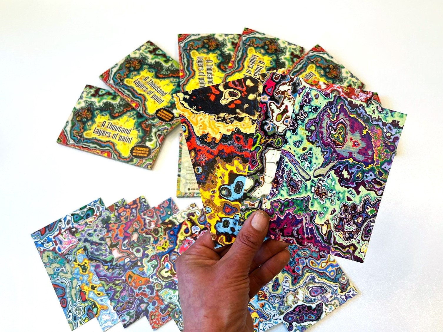 12 Unique Graffiti Art Postcards: Reclaimed Street Art Prints, Sanded ...