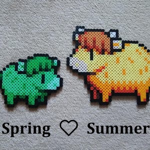 Cows // Fields of Mistria // Perler Bead Art - Etsy