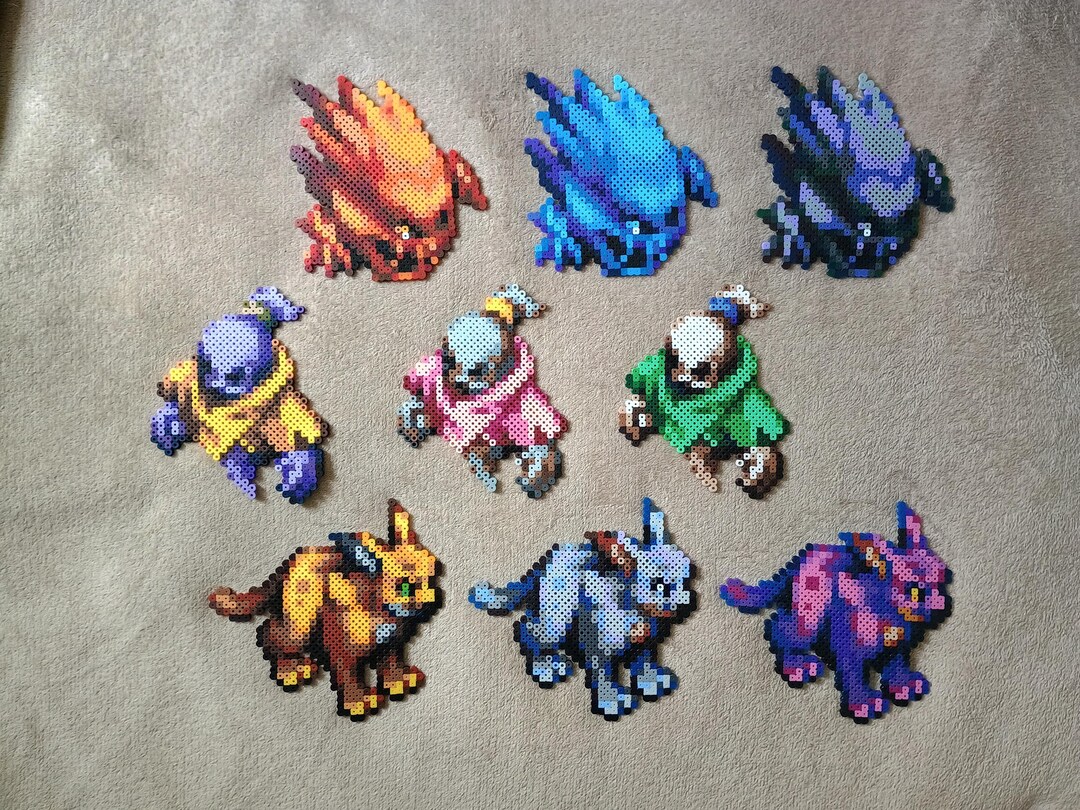 Final Fantasy Tactics: Bombs, Ghosts and Panthers | Perler Bead Art ...