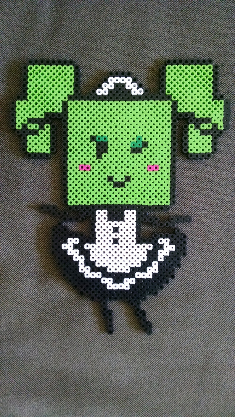 Mimi // Super Paper Mario // Perler Bead Art | Etsy