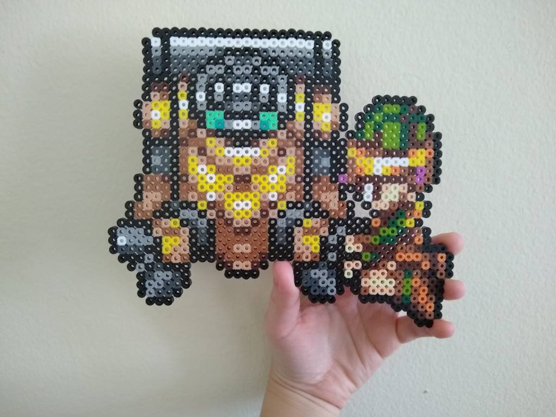 Campfire Scene // Chrono Trigger // Perler Bead Art - Etsy