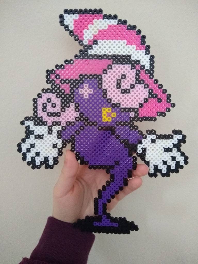 Vivian // Super Paper Mario // Perler Bead Art - Etsy