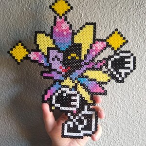 Dimentio // Super Paper Mario // Perler Bead Art - Etsy