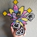 Dimentio // Super Paper Mario // Perler Bead Art - Etsy