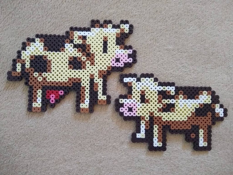 Barn Animals // Stardew Valley // Perler Bead Art - Etsy