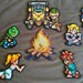Campfire Scene // Chrono Trigger // Perler Bead Art - Etsy