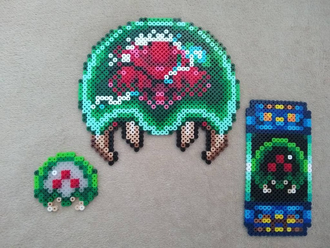 Super Metroid: Metroids | Perler Bead Art | Magnets, Keychains - Etsy