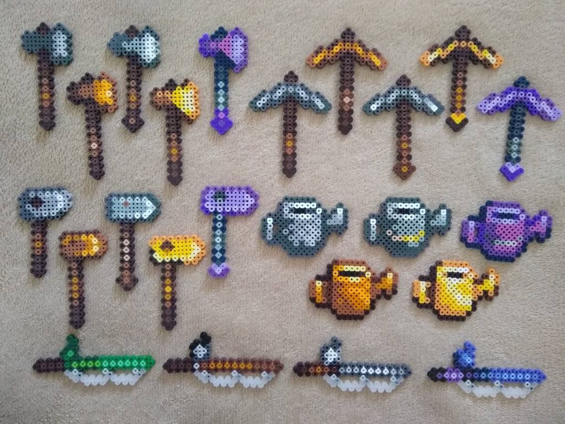 Tools // Stardew Valley // Perler Bead Art - Etsy