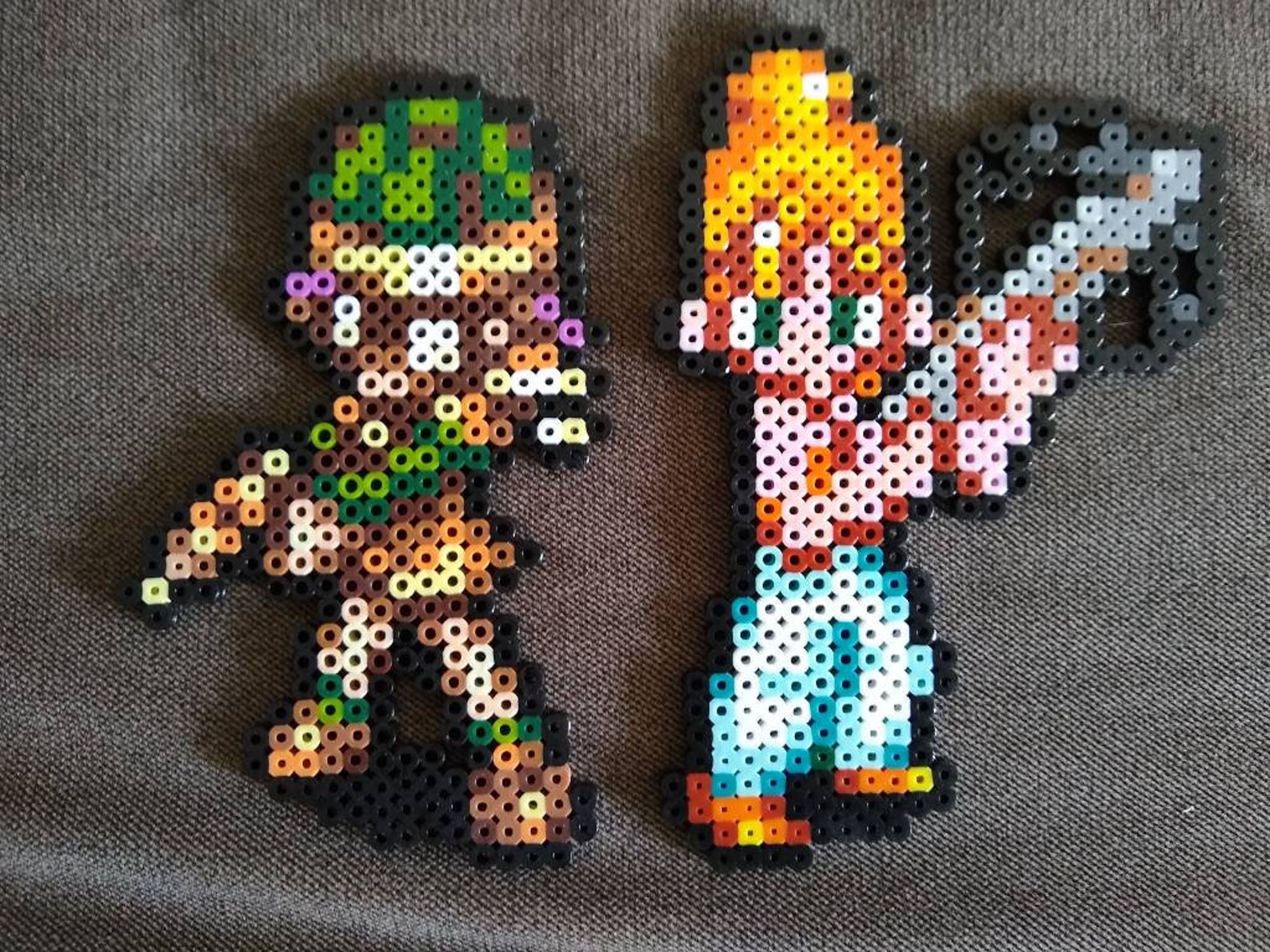 Chrono Trigger: Epoch Poses | Perler Bead Art | Stands, Magnets - Etsy