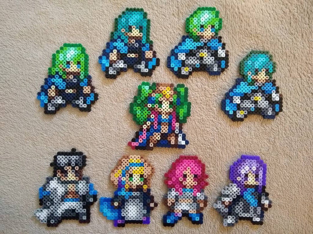 Byleth, Sothis and Ashen Wolves // Fire Emblem: Three Houses // Perler ...