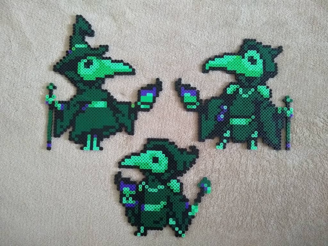 Plague Knight // Shovel Knight // Perler Bead Art - Etsy