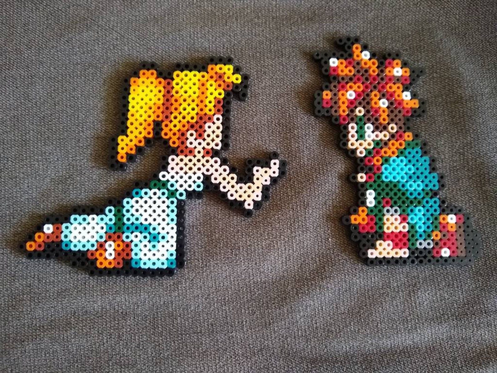 Campfire Scene // Chrono Trigger // Perler Bead Art - Etsy