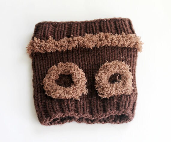 Bear Dog Snood Hand Knit Long Ear Covering Cold Weather Snood | Etsy UK