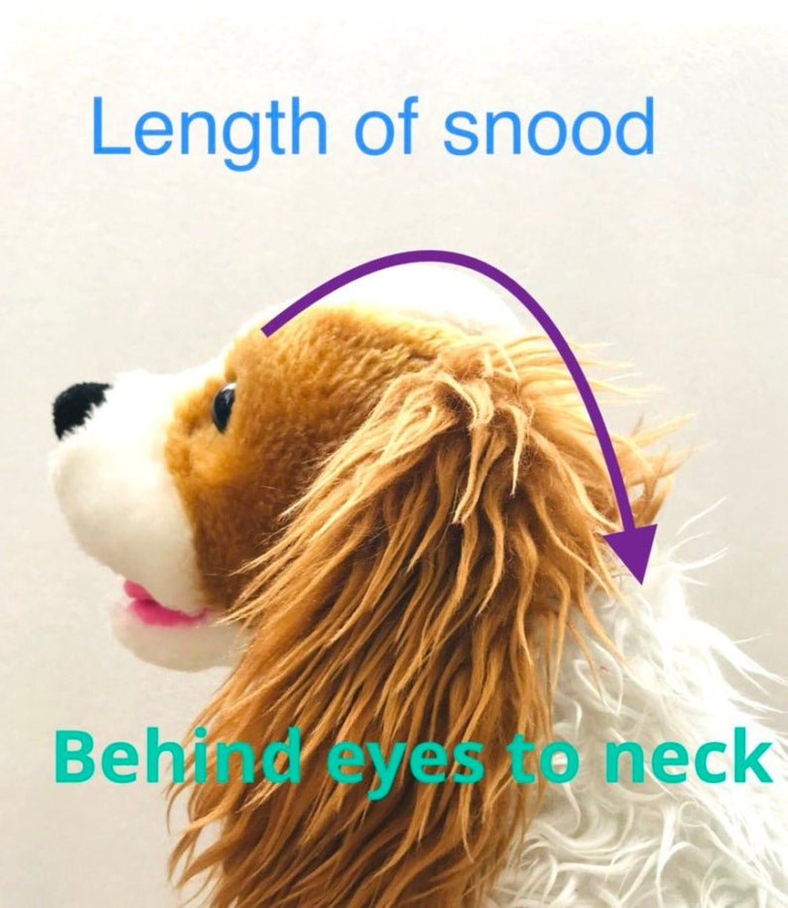 Sock Monkey Dog Snood Hand Knit Long Ear Covering Cold Weather | Etsy