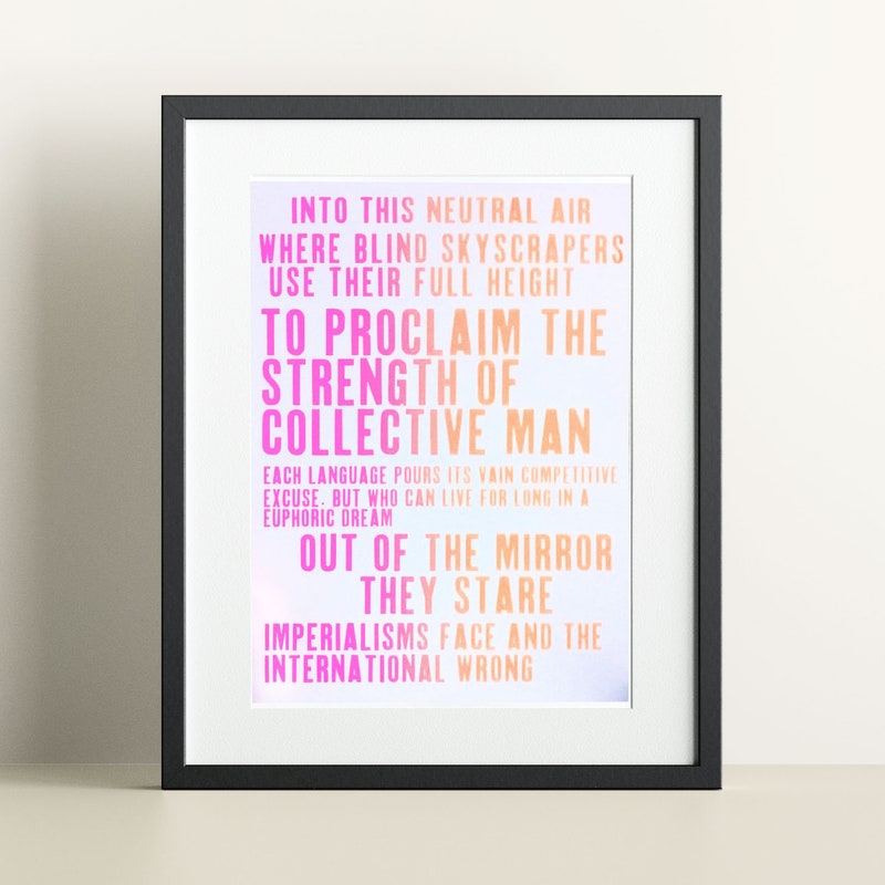 Screenprint Neon - Etsy