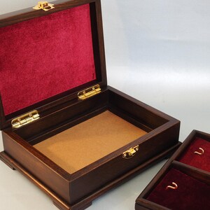 Pocket Watch Box, Classical Style, Wooden Hand Made (old Wood 32) - Etsy