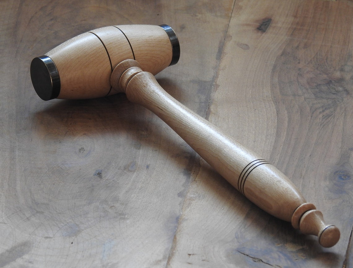 Mallet / Turned Wooden Carving Made Special Edition 7 - Etsy