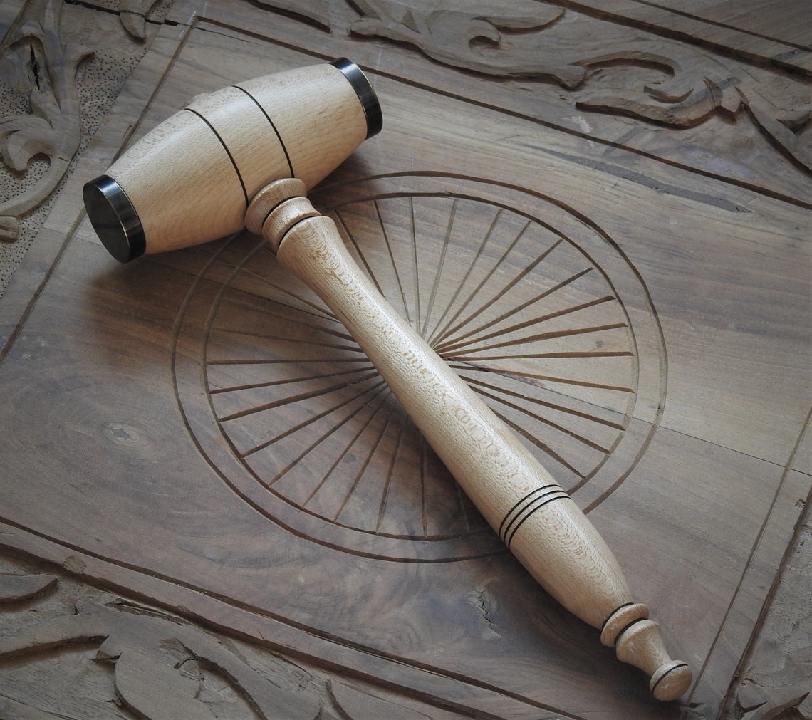 Mallet / Turned Wooden Carving Made Special Edition 7 - Etsy