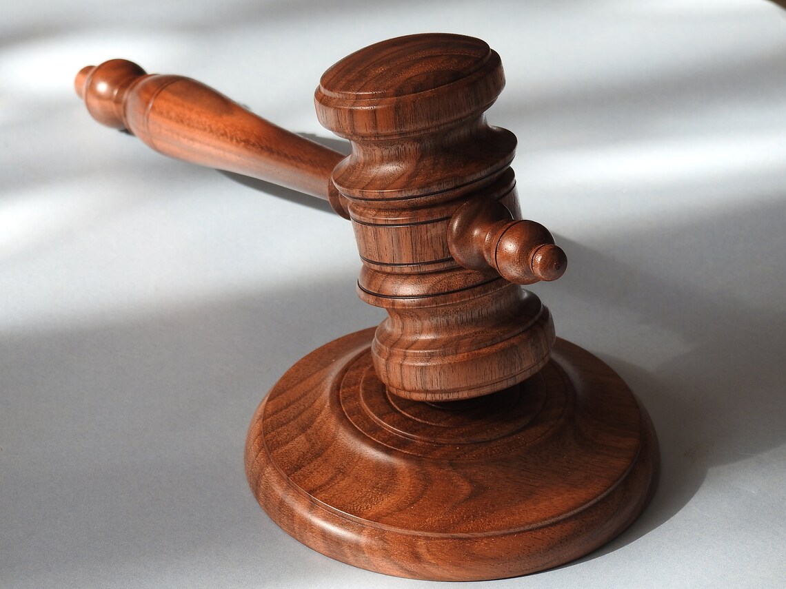 Judge Mallet auctioneers Mallet and Sound Block - Etsy