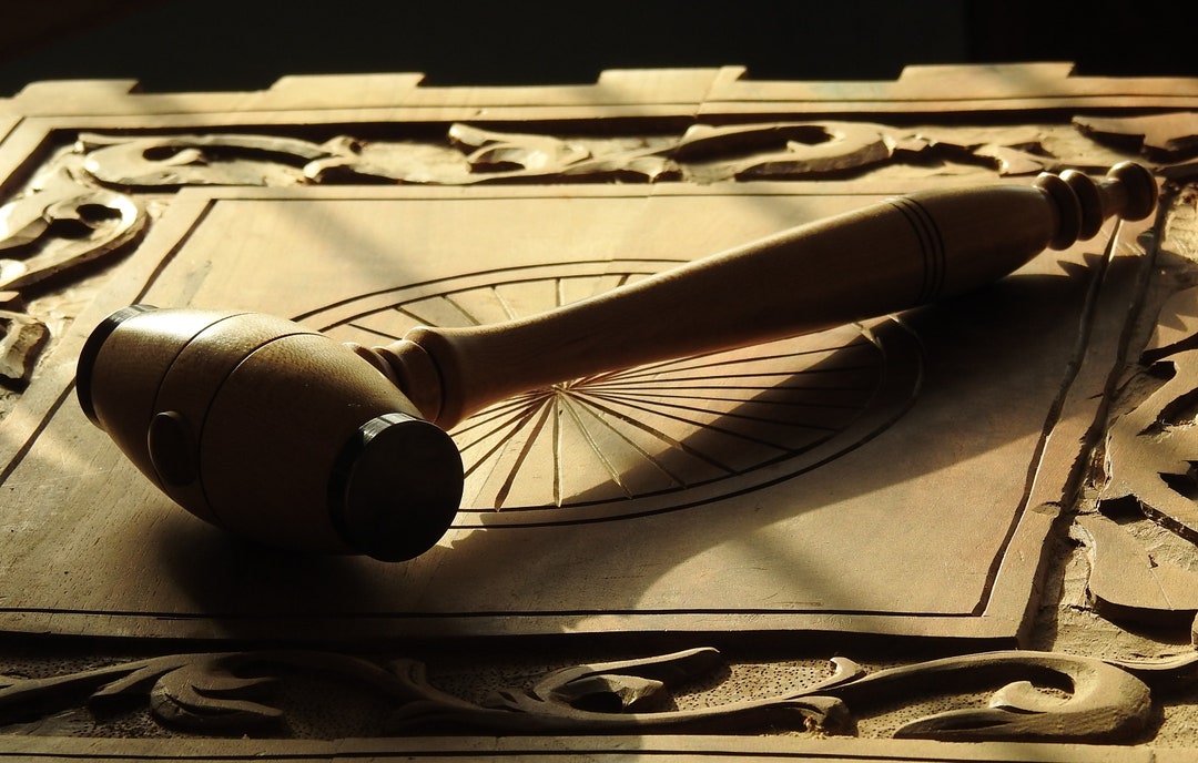 Mallet / Turned Wooden Carving Made Special Edition 7 - Etsy