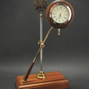 Table Clock Antique , (vintage Style ,special Design ) a Special Gift ...