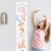 Personalized Growth Chart Sticker BALLOONS With ANIMALS - Etsy