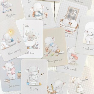 DAILY ROUTINE CARDS, Schedule for Kids, Learning Resource, Chore Chart ...