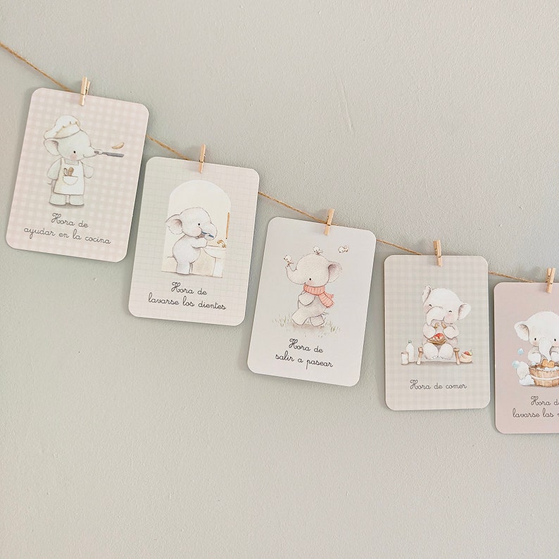 DAILY ROUTINE CARDS, Schedule for Kids, Learning Resource, Chore Chart ...
