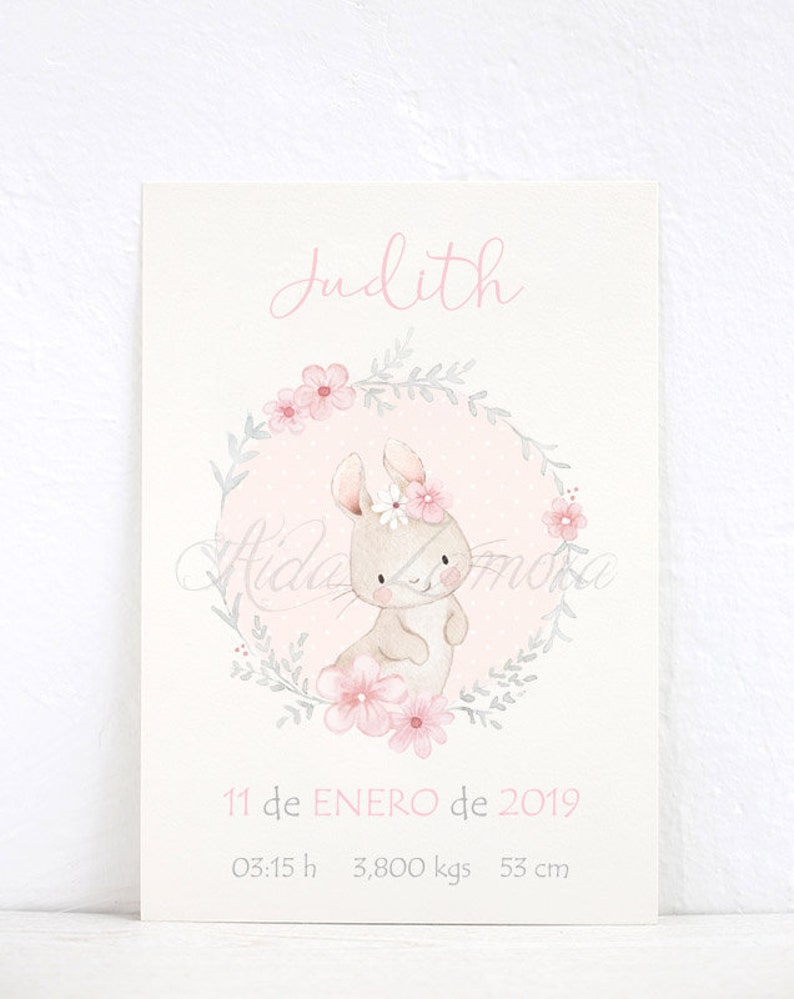 Baby Birth Print hello World Personalized Nursery - Etsy