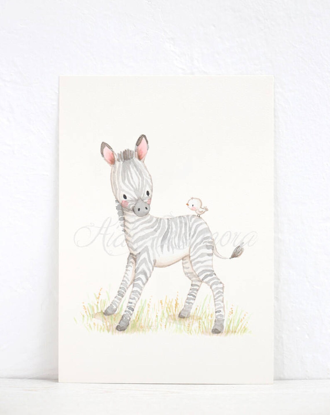 SET of Six Watercolor Safari Nursery Art. Safari Animals - Etsy