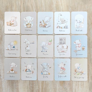 DAILY ROUTINE CARDS, Schedule for Kids, Learning Resource, Chore Chart ...