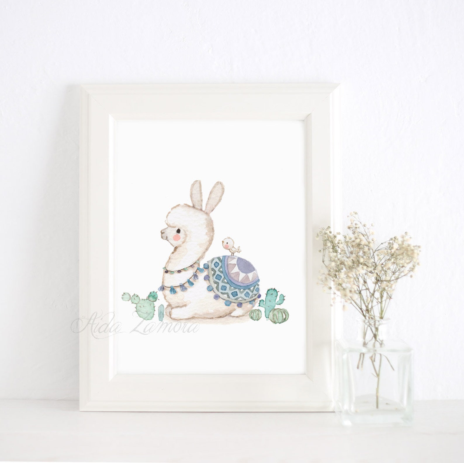 LLAMAS Wall Art Llamas Girls Wall Art Llamas Print Alpacas - Etsy