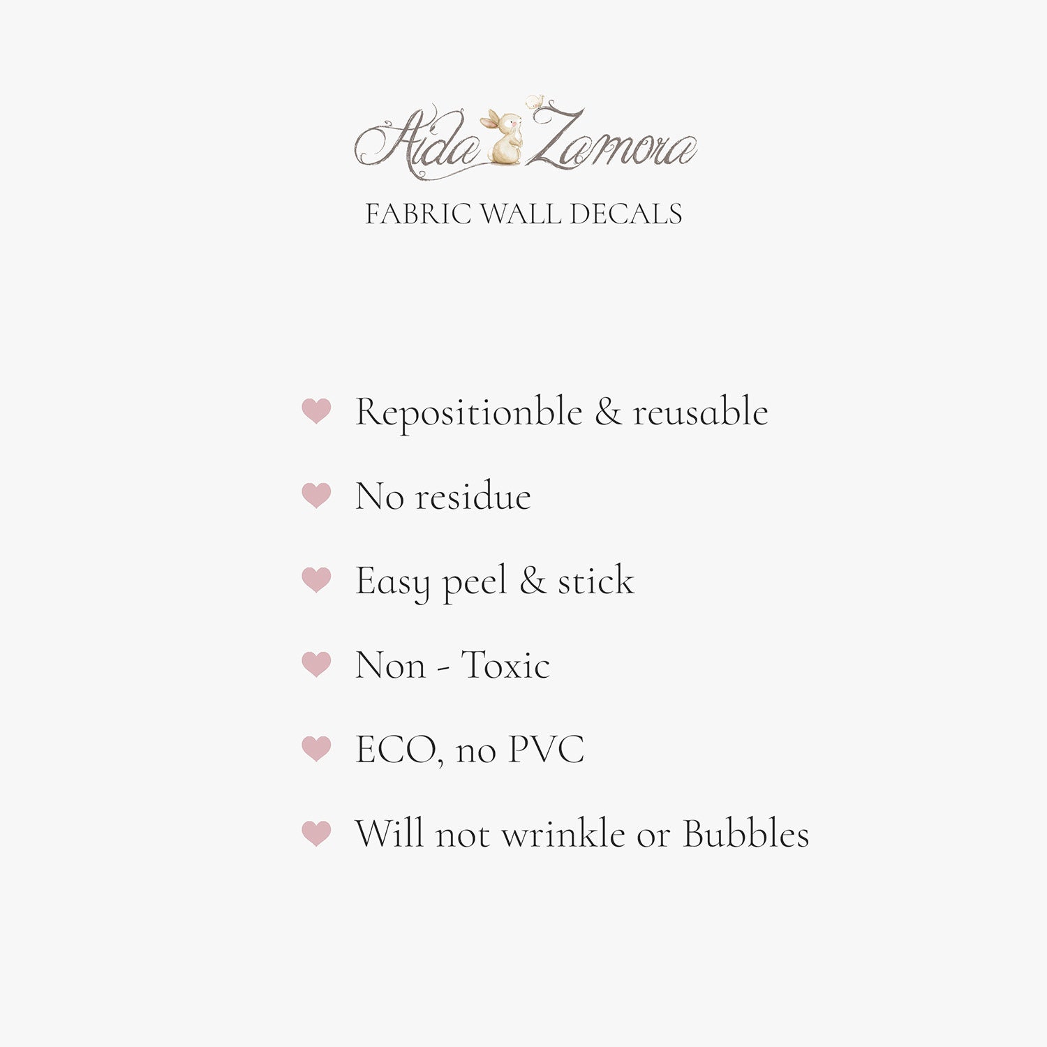 Personalized Growth Chart Sticker BUNNIES Nursery Growth - Etsy