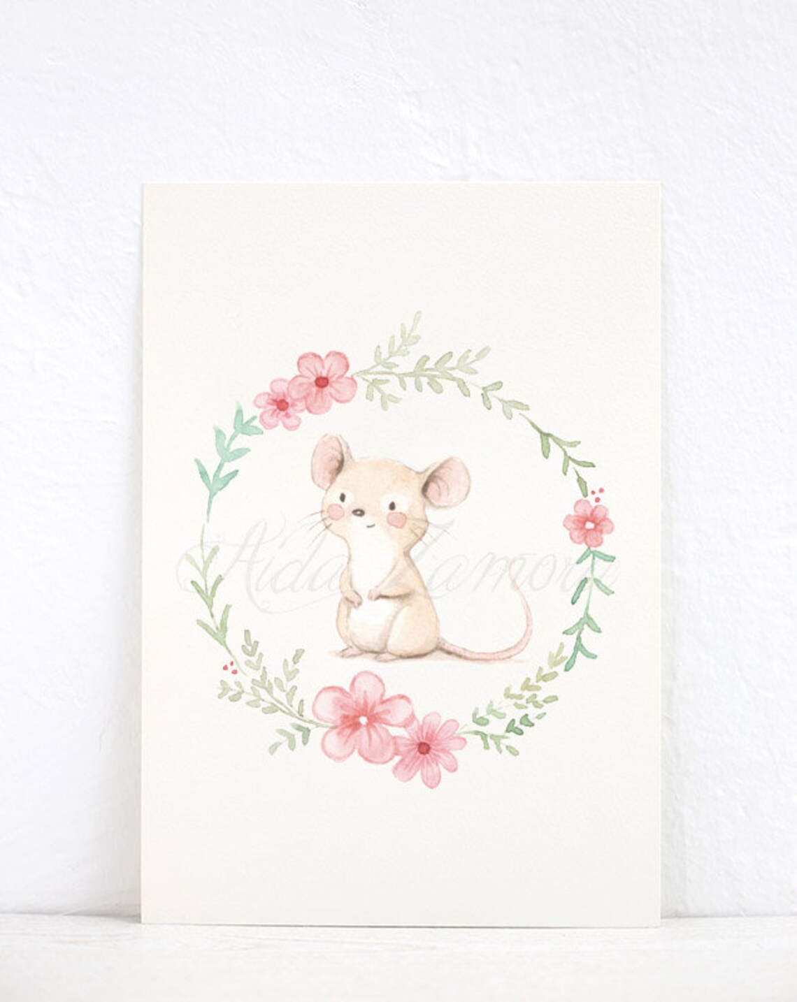 Nursery Print little Mouse Archival Print Nursery - Etsy Canada