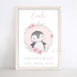 Baby Birth Print "hello World" Personalized Nursery Art, New Baby Girl ...